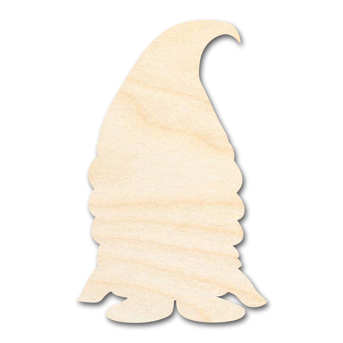 Bigger Better | Unfinished Wood Female Gnome Silhouette | DIY Craft Cu ...