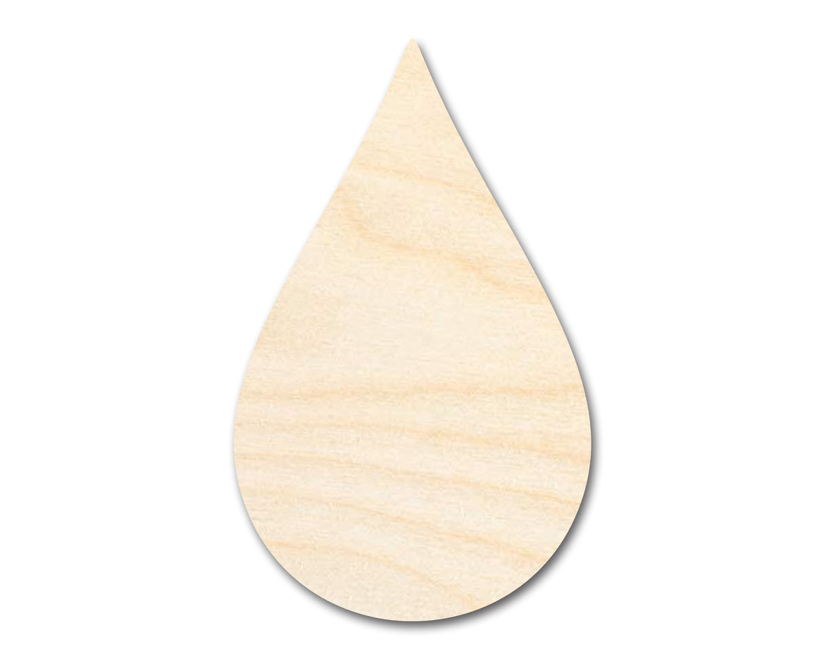 Bigger Better | Unfinished Wood Cloud Raindrop Shape | DIY Craft Cutou ...