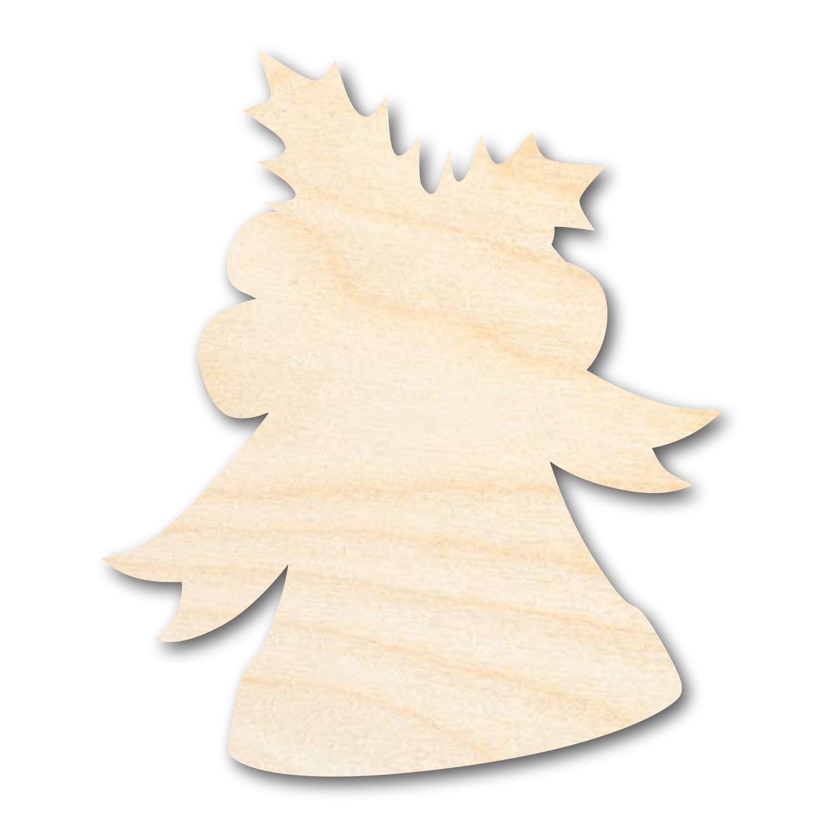 Bigger Better | Unfinished Wood Jingle Bell Shape | DIY Craft Cutout ...