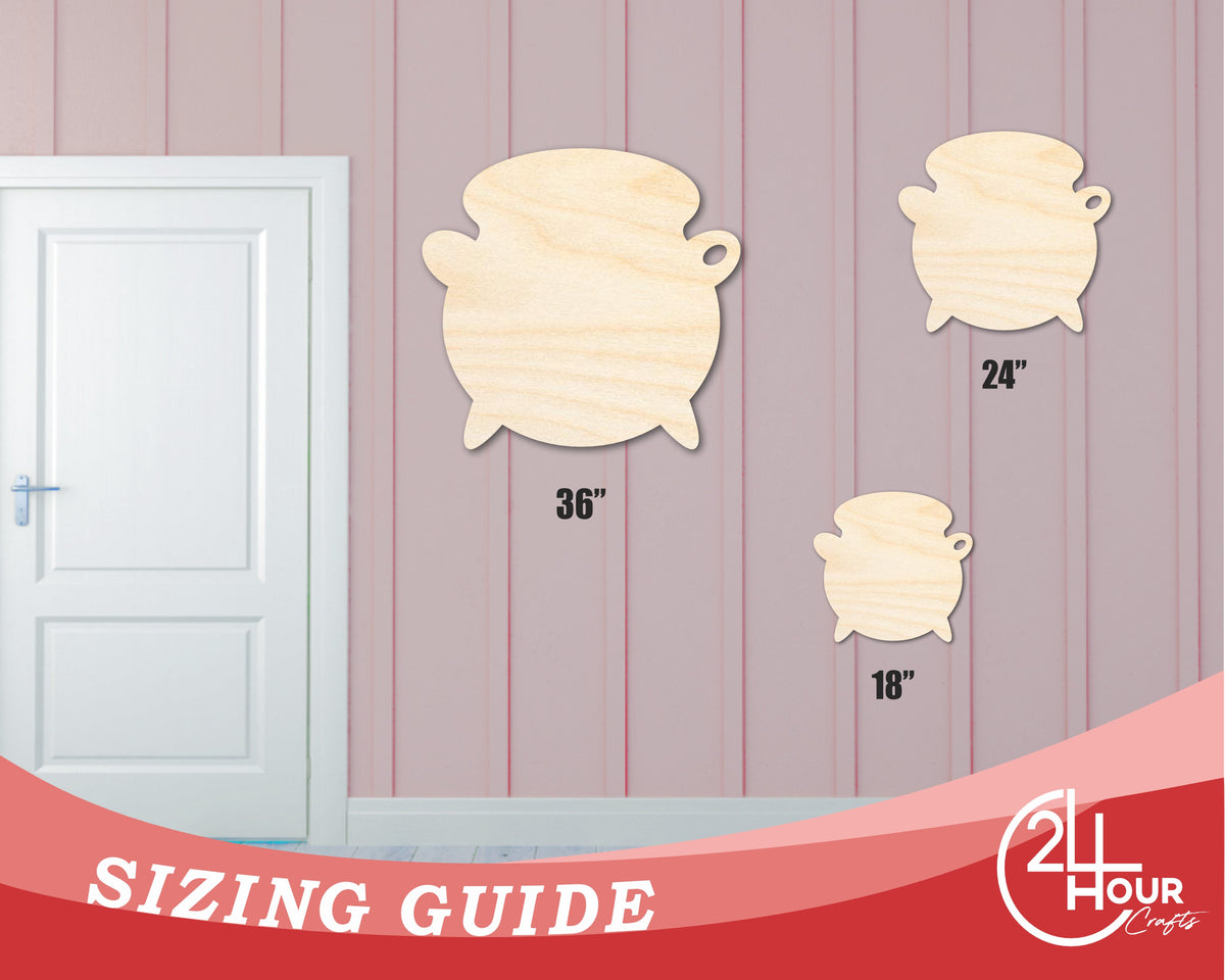 Bigger Better | Unfinished Wood Witches Cauldron Shape | DIY Craft Cut ...