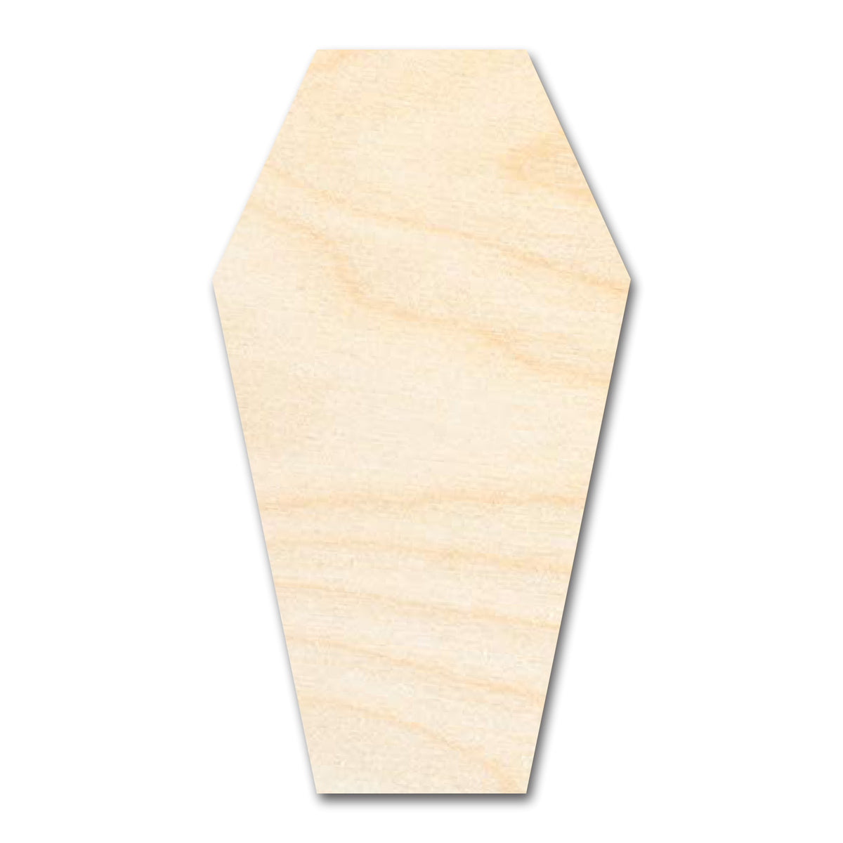 Bigger Better | Unfinished Wood Coffin 2D Shape | DIY Craft Cutout – 24 ...