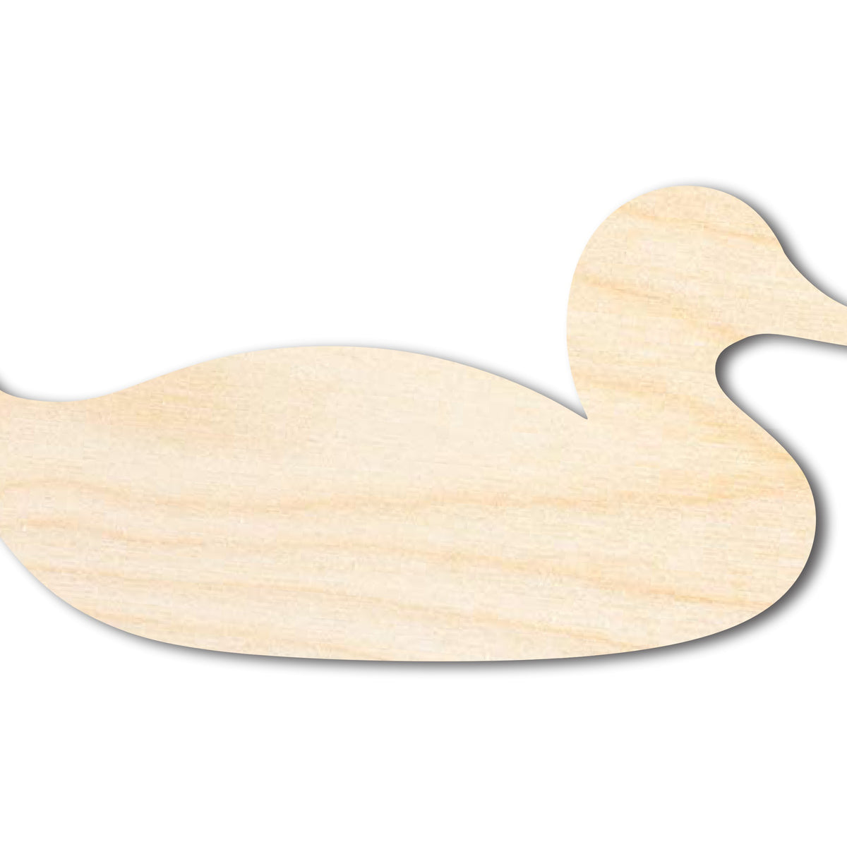 Bigger Better | Unfinished Wood Sitting Duck Shape | DIY Craft Cutout ...
