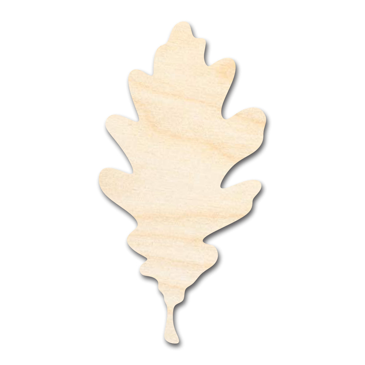 Bigger Better | Unfinished Wood Oak Leaf Shape | DIY Craft Cutout – 24 ...