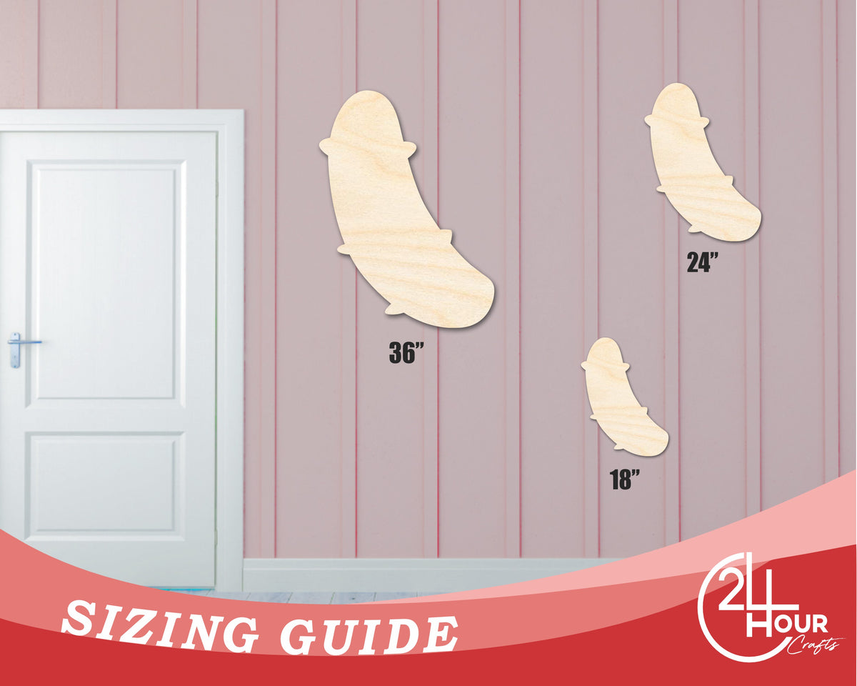 Bigger Better | Unfinished Wood Pickle Shape | DIY Craft Cutout – 24 ...
