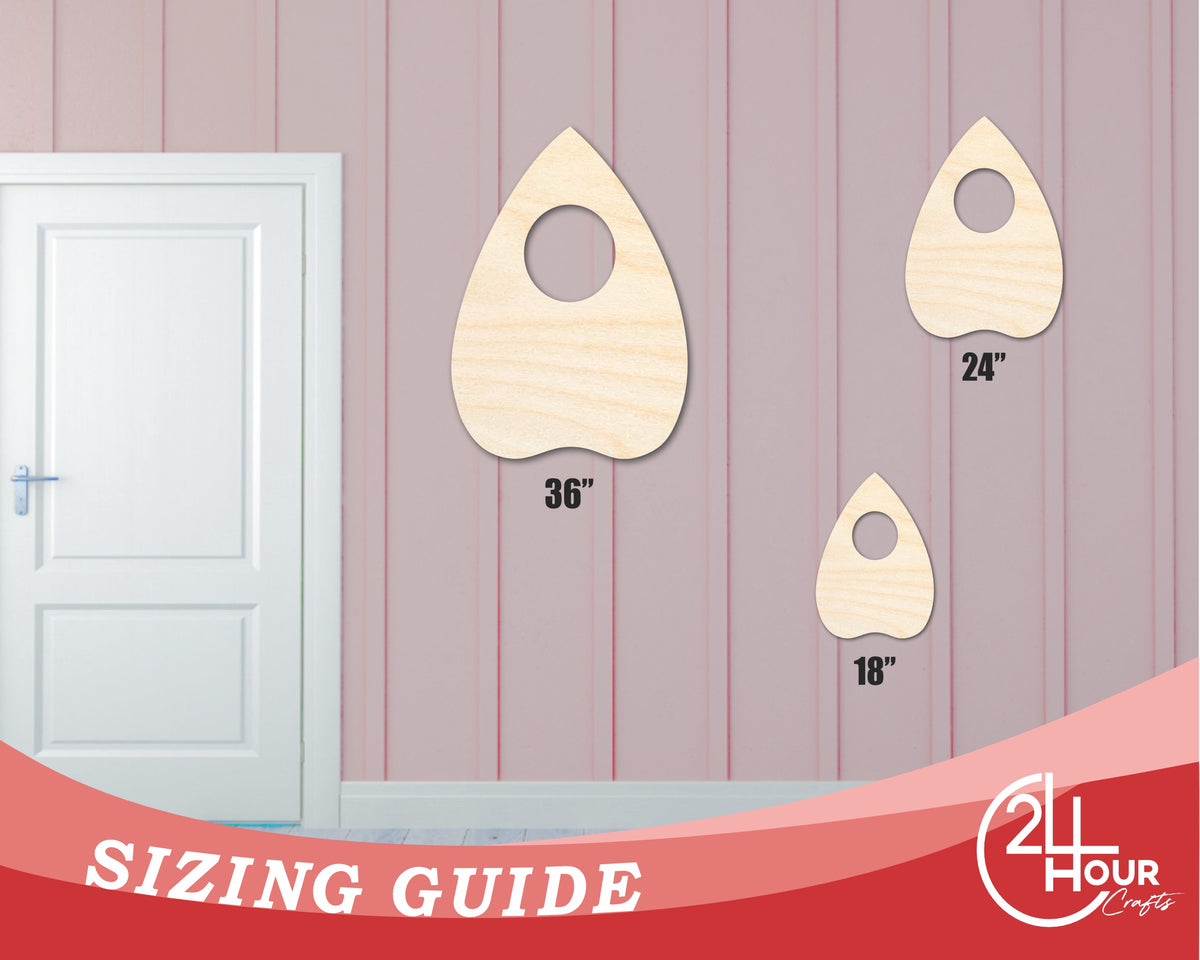 Bigger Better | Unfinished Wood Planchette Shape | DIY Craft Cutout ...