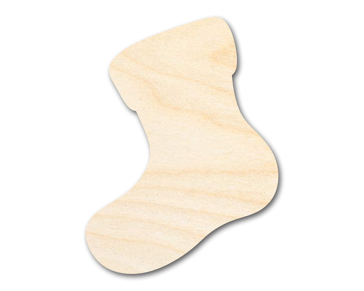 Bigger Better | Unfinished Wood Stocking Shape | DIY Craft Cutout – 24 ...