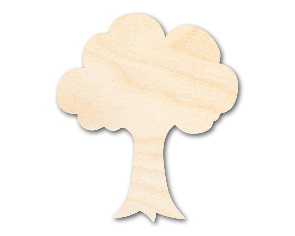Bigger Better | Unfinished Wood Tree Shape | DIY Craft Cutout – 24 Hour ...