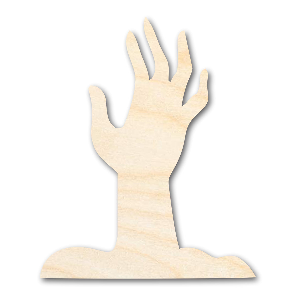 Bigger Better | Unfinished Wood Zombie Hand Shape | DIY Craft Cutout ...