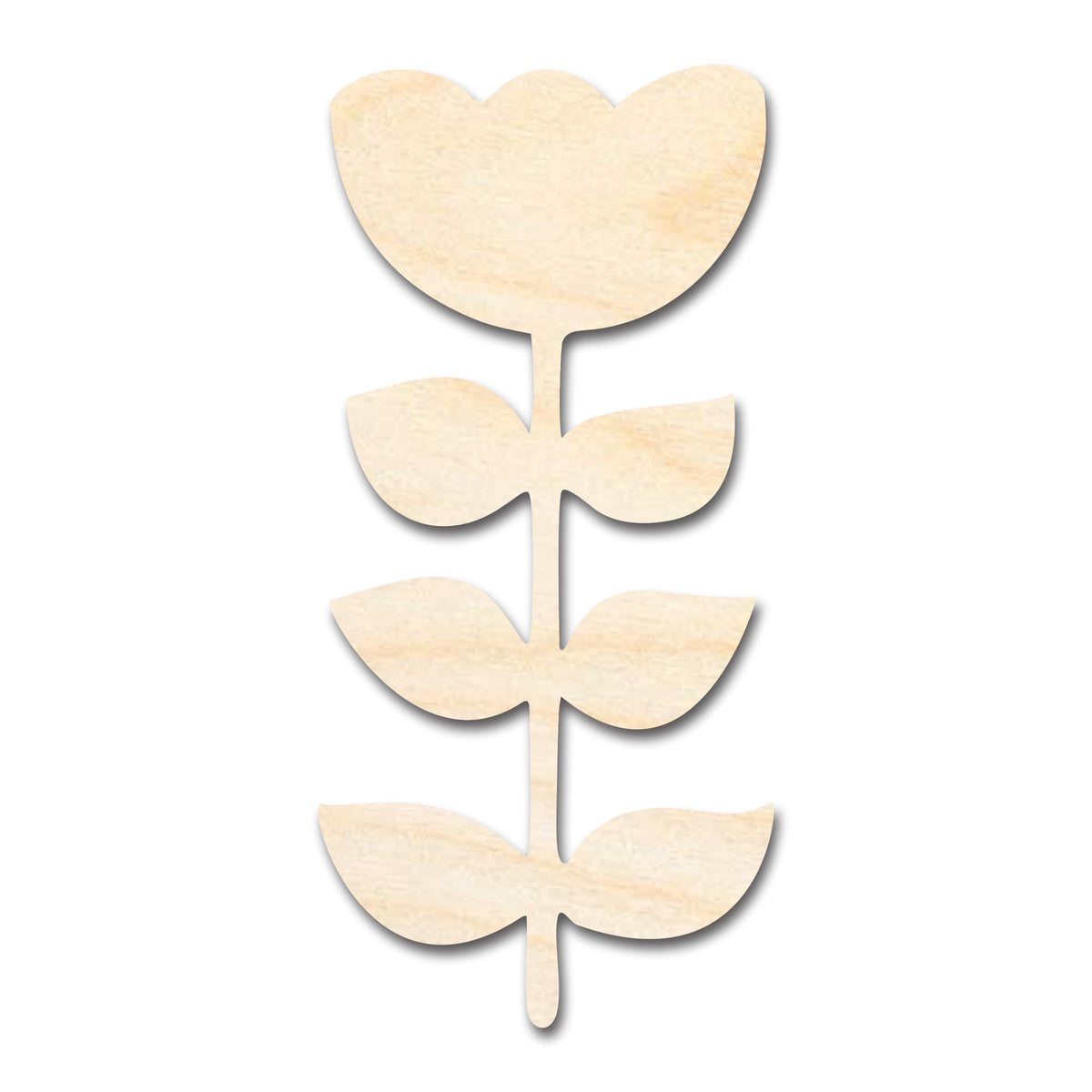 Unfinished Wood Folk Tulip Shape - Flower Craft - up to 46" DIY – 24 ...