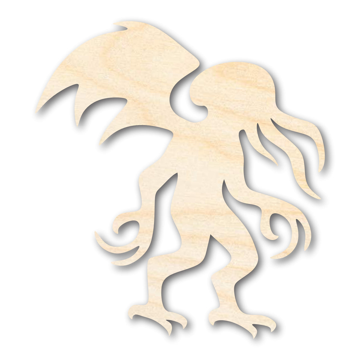 Unfinished Wood Cthulhu Shape - Craft - up to 46" – 24 Hour Crafts
