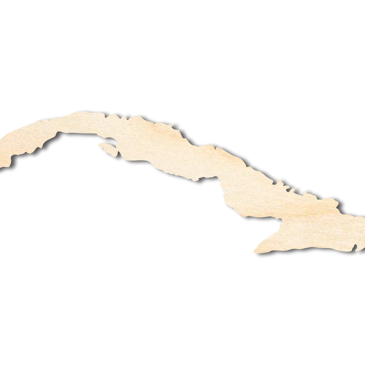 Unfinished Wood Cuba Country Shape - Caribbean Craft - up to 46" DIY ...