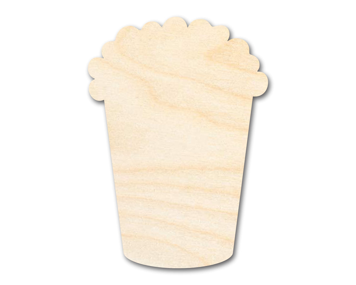 Unfinished Wood Popcorn Shape - Food Craft - up to 46" DIY – 24 Hour Crafts