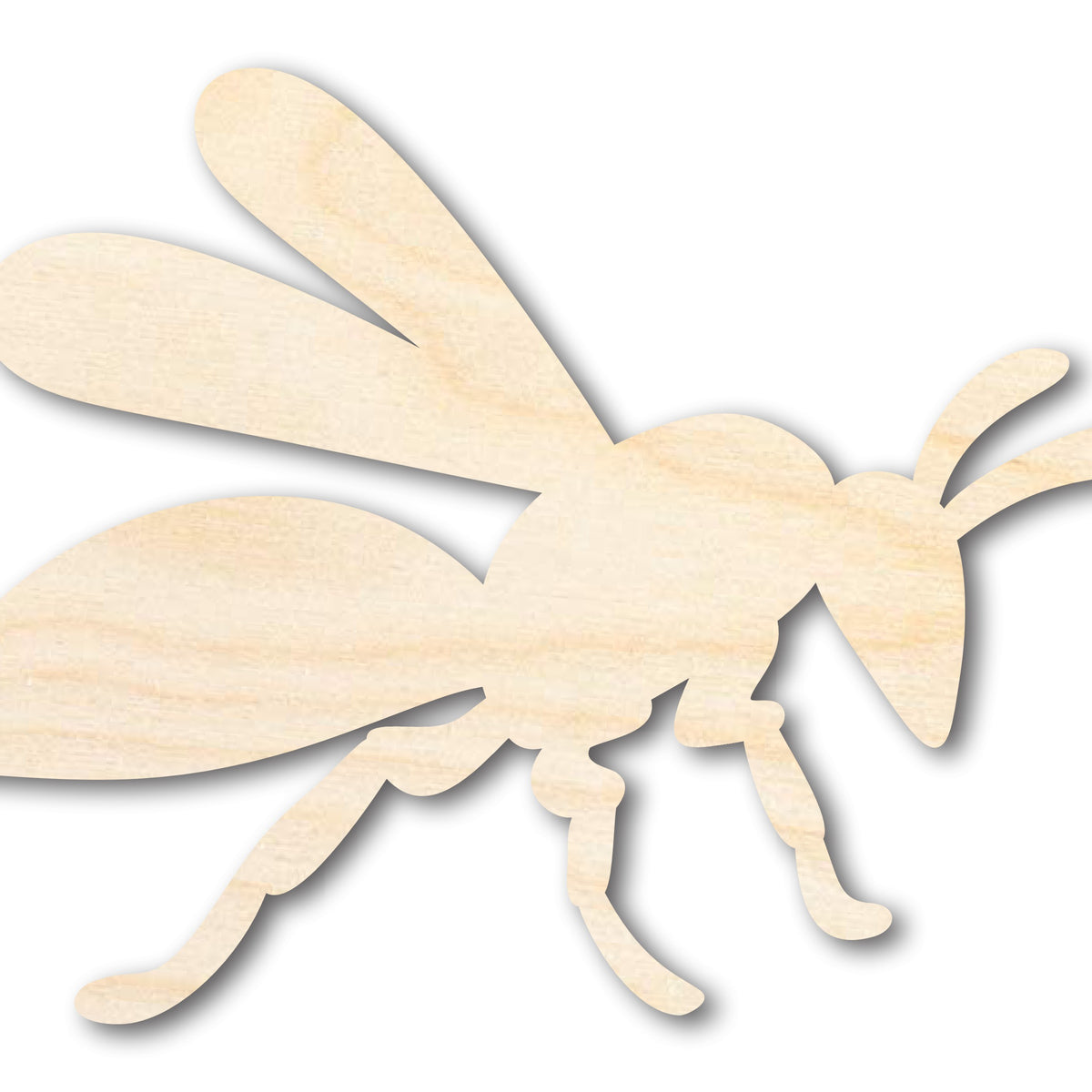 Unfinished Wood Wasp Silhouette Shape - Craft - up to 46" DIY – 24 Hour ...