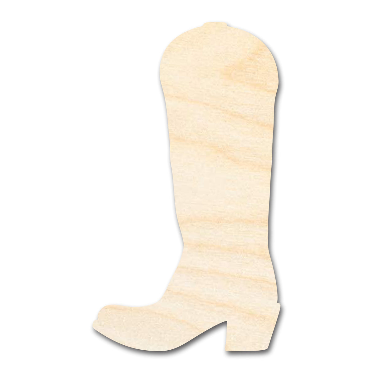 Unfinished Wood Cowgirl Boot Shape - Craft - up to 46" DIY – 24 Hour Crafts