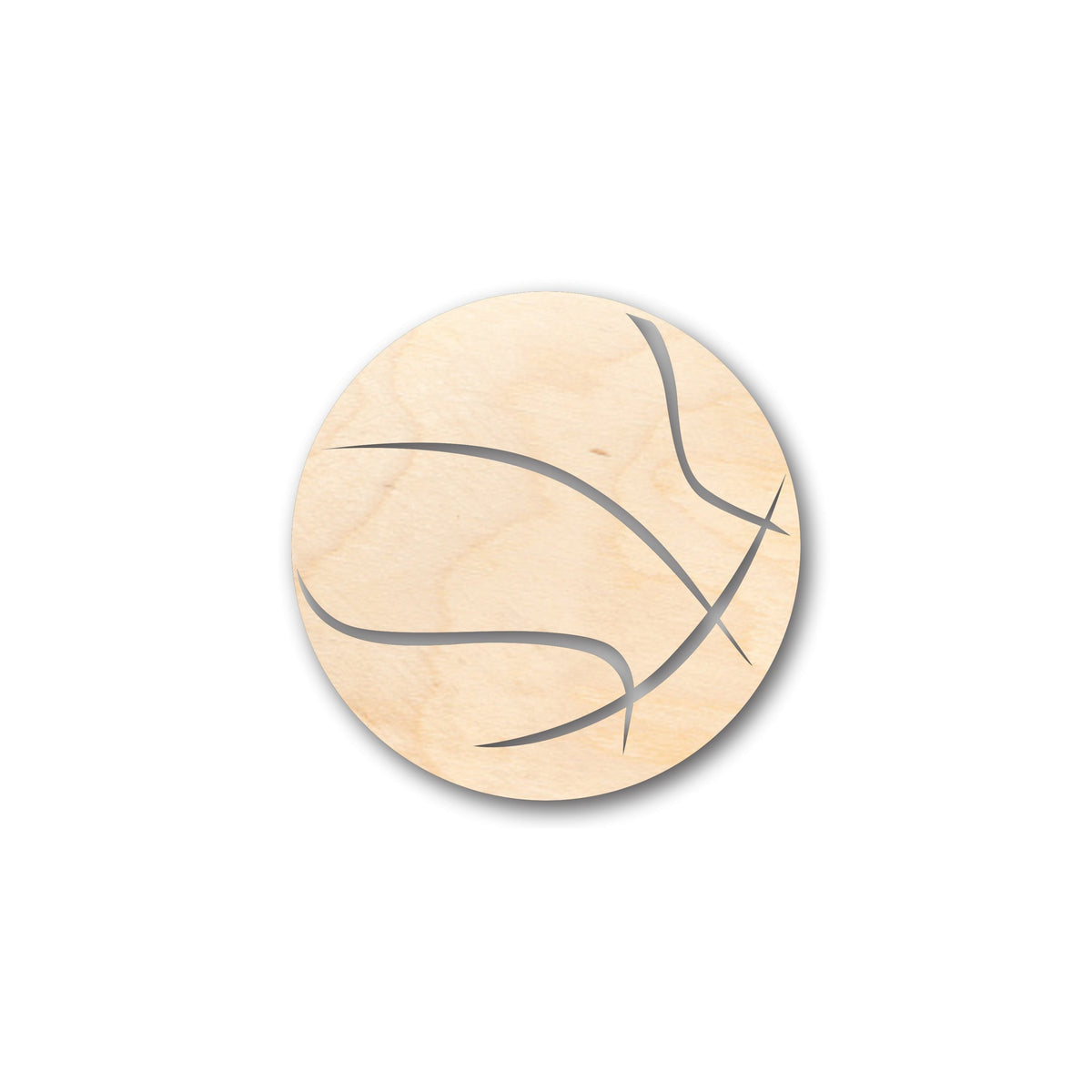 Unfinished Wood Basketball Shape - Craft - up to 46" DIY – 24 Hour Crafts