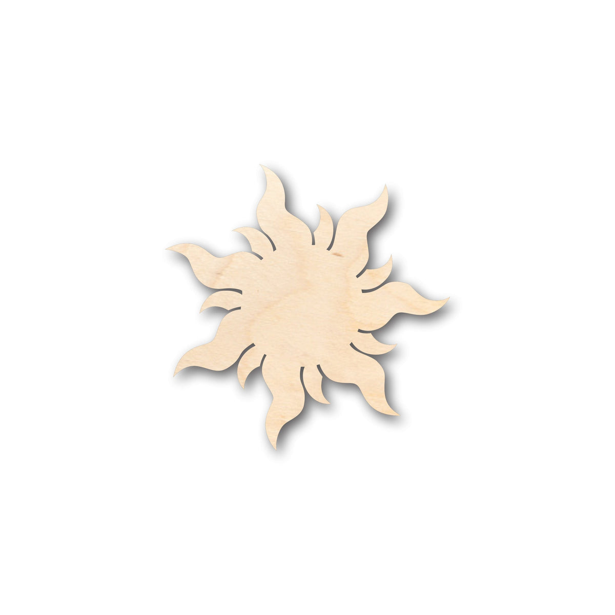 Unfinished Wood Sun Shape - Craft - up to 46" DIY – 24 Hour Crafts