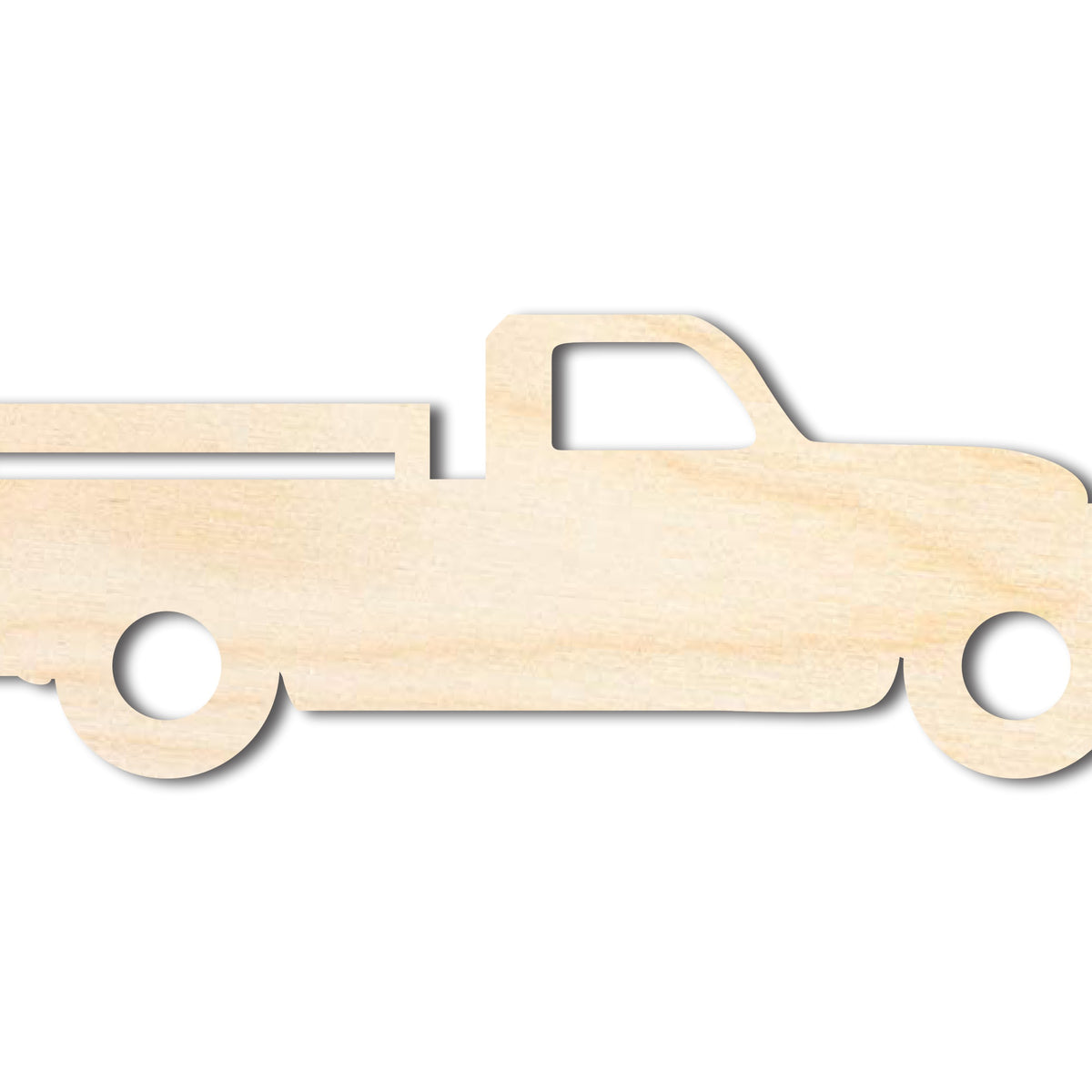 Unfinished Wood Vintage Pickup Truck Shape - Vehicle Truck Craft - up ...