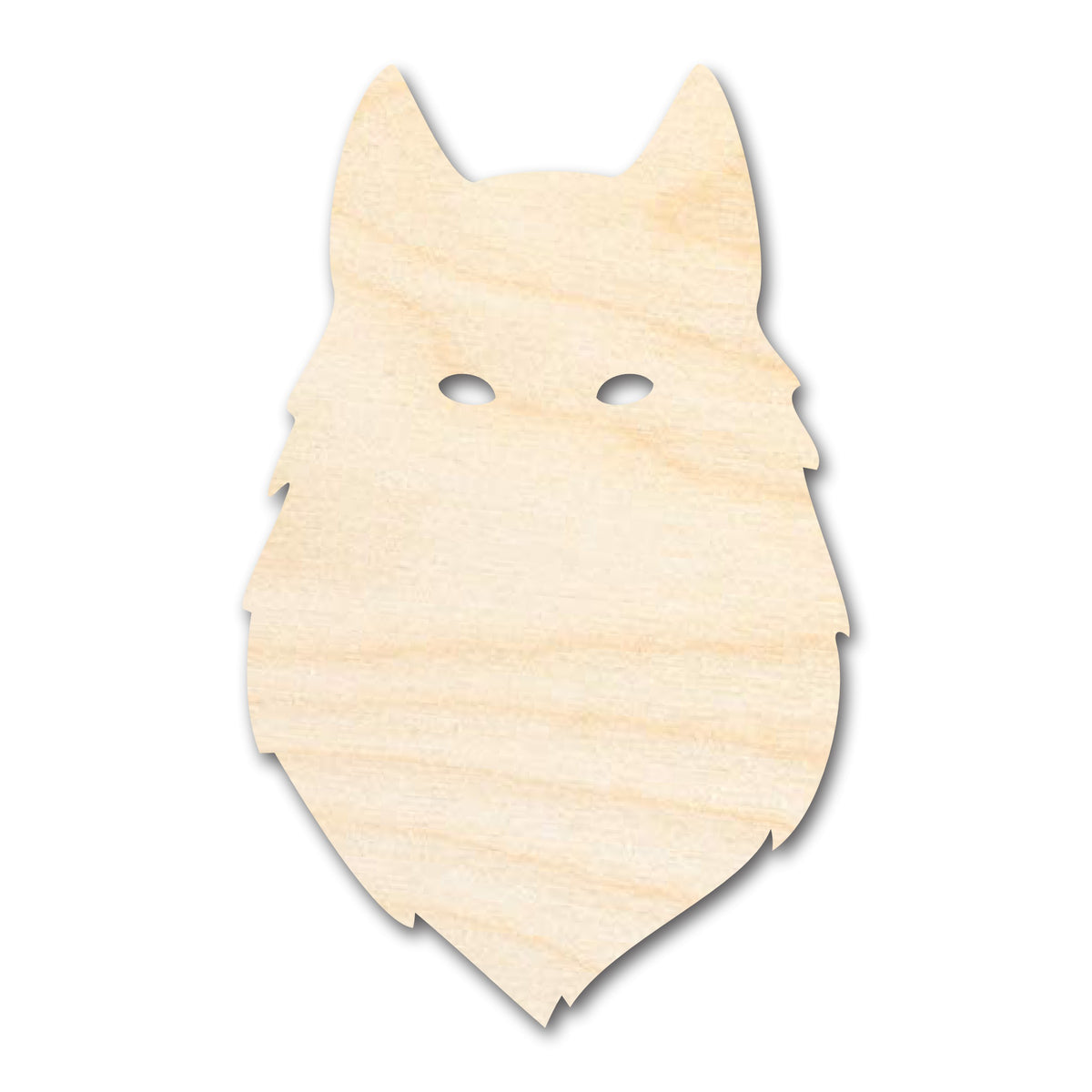 Unfinished Wood Wolf Head Shape - Animal Craft - up to 46" DIY – 24 ...