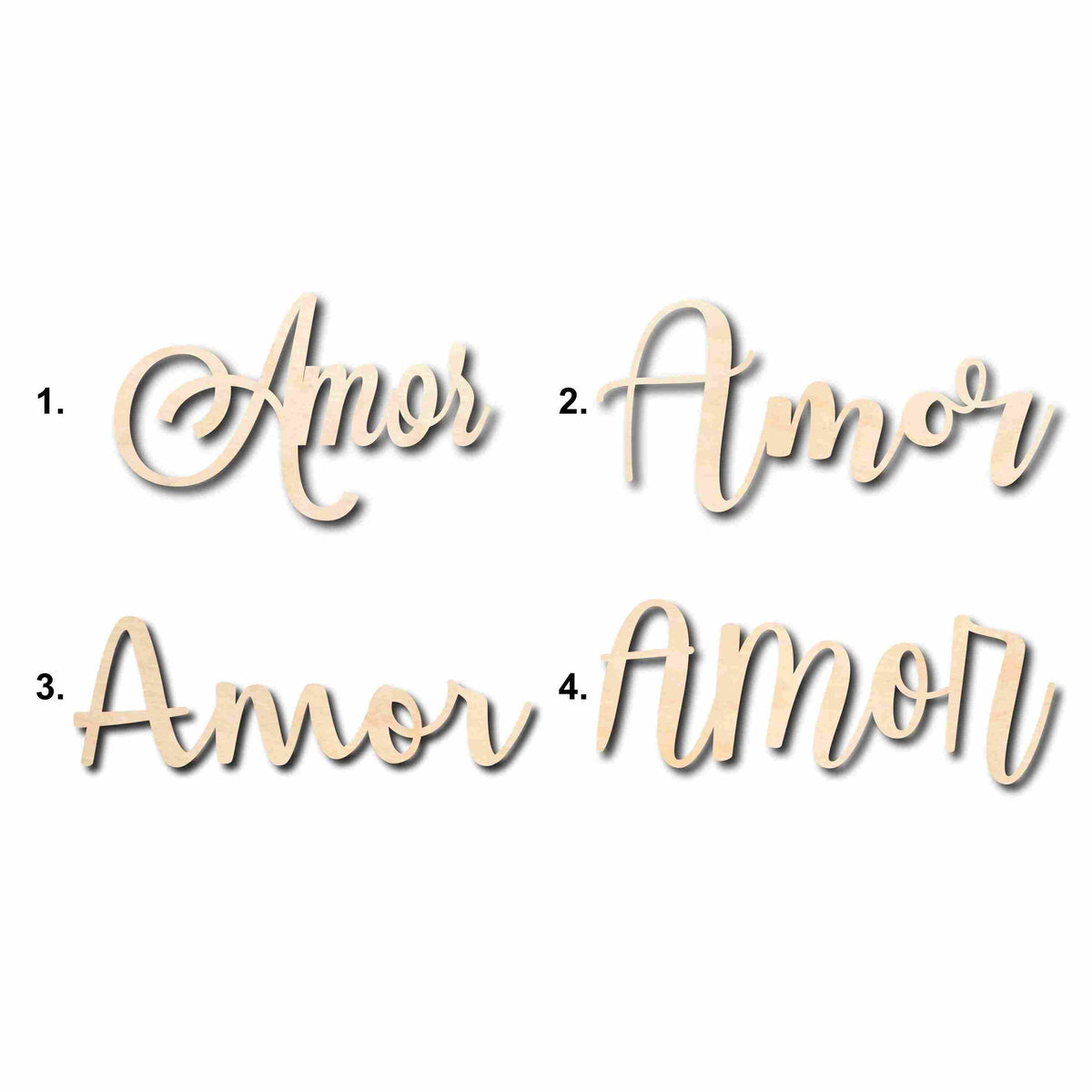Amor Sign Unfinished Wood Cutout Home Decor DIY – 24 Hour Crafts