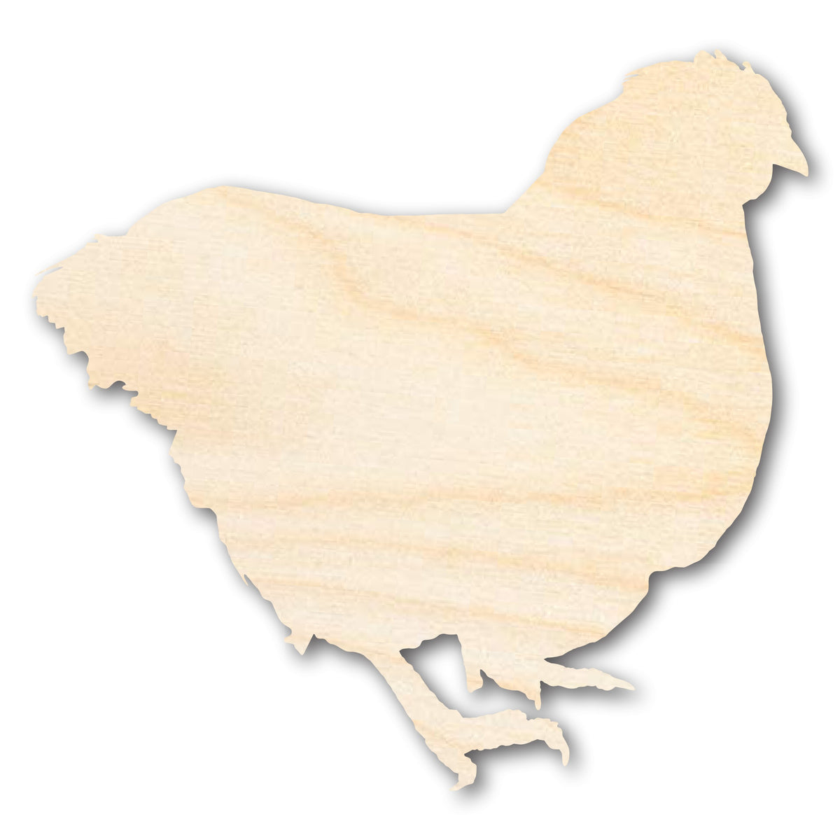 Unfinished Wood Chicken Shape - Craft - up to 46" – 24 Hour Crafts
