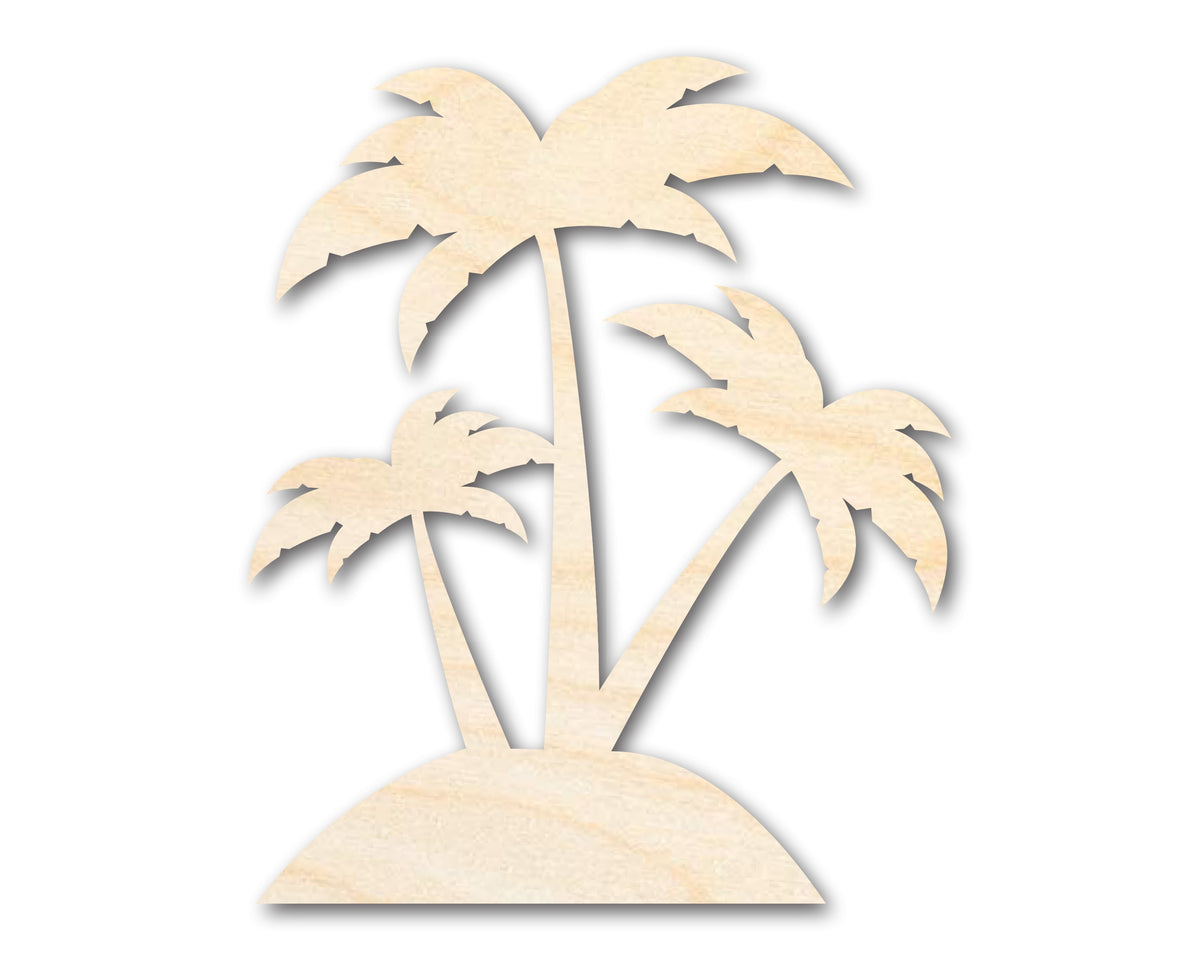Unfinished Wood Palm Trees Shape - Craft - up to 46" – 24 Hour Crafts