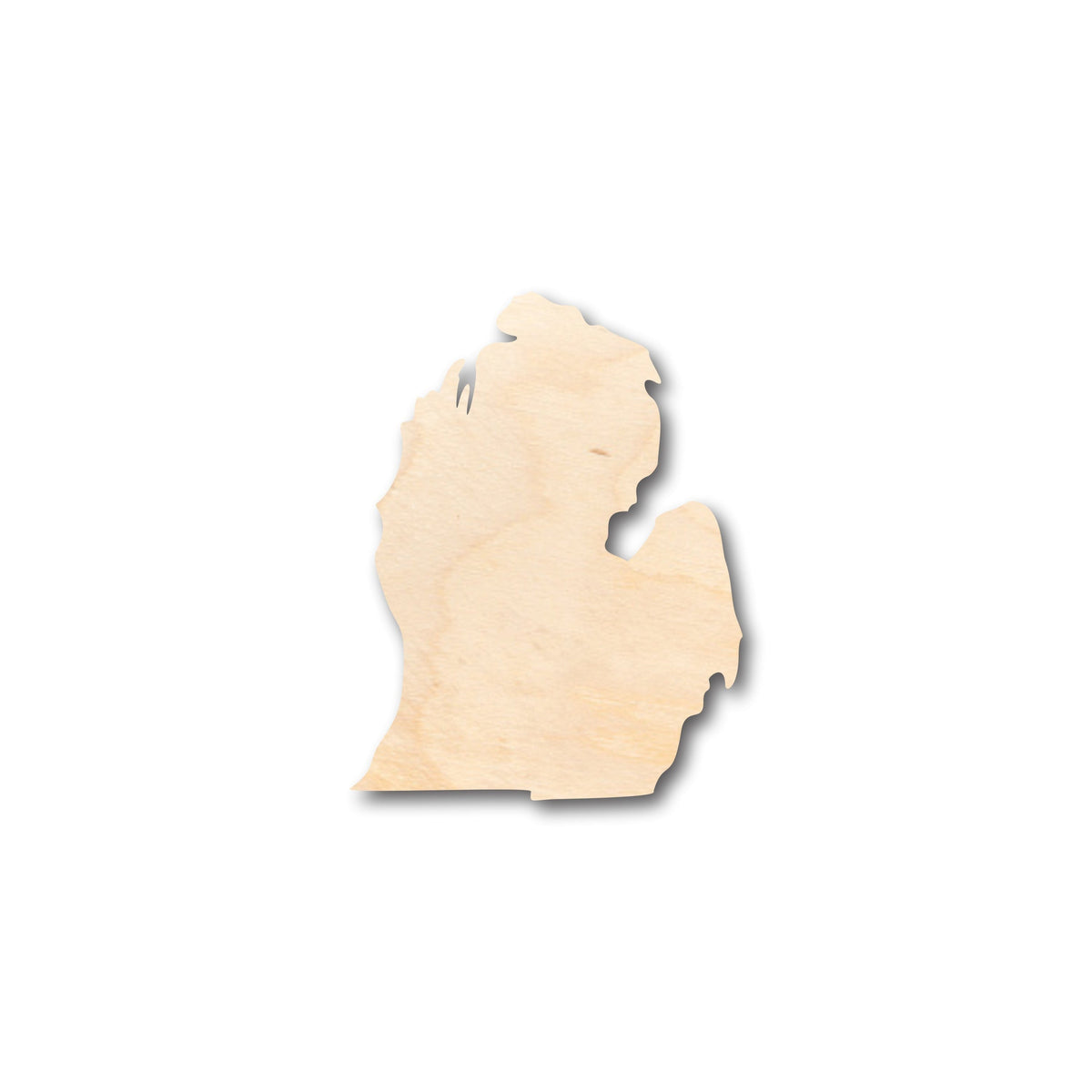 Unfinished Wood Michigan Lower Peninsula Shape - Craft - up to 46" DIY ...