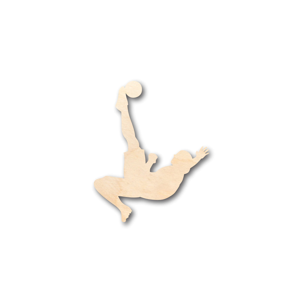 Unfinished Wood Soccer Bicycle Kick Shape - Craft - up to 46" DIY – 24 ...