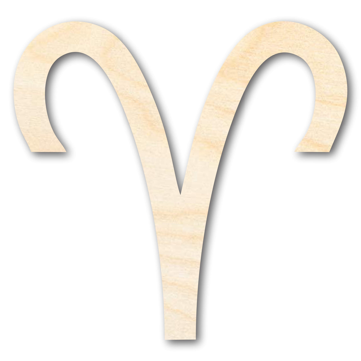 Unfinished Wood Aries Sign Shape - Zodiac Craft - up to 46" – 24 Hour ...