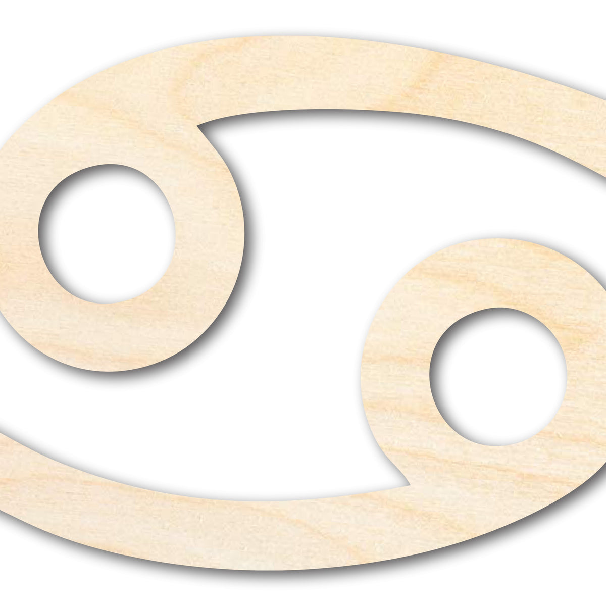 Unfinished Wood Cancer Sign Shape - Zodiac Craft - up to 46" – 24 Hour ...