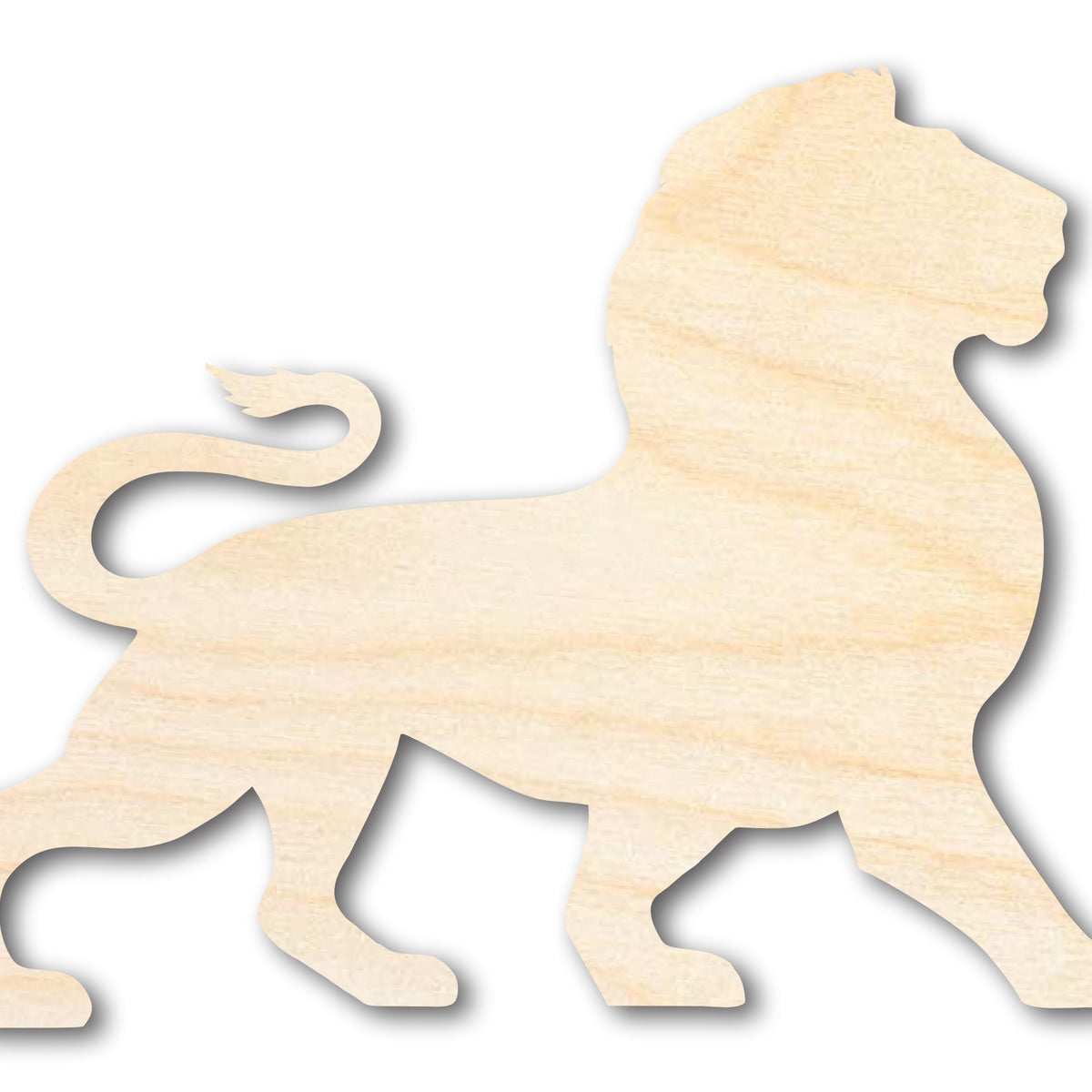 Unfinished Wood Leo Lion Shape - Zodiac Craft - up to 46" – 24 Hour Crafts