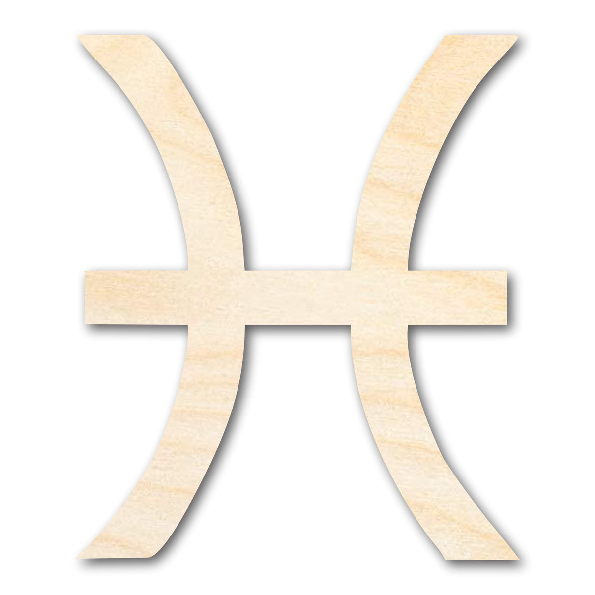 Unfinished Wood Pisces Sign Shape - Zodiac Craft - up to 46" – 24 Hour ...