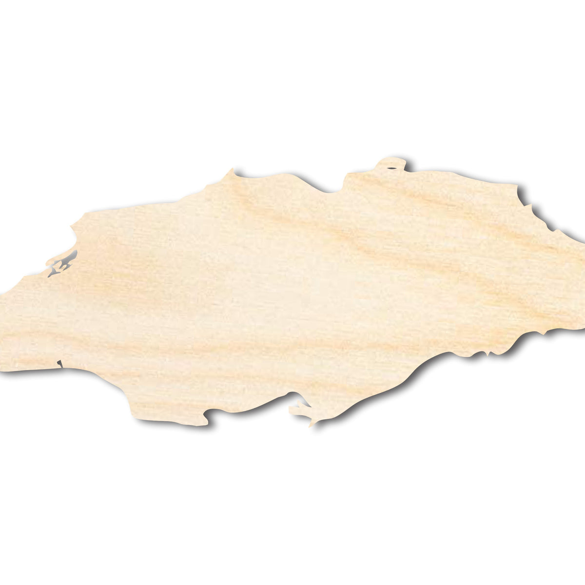 Unfinished Wood New Providence Island Shape - Bahamas Country Craft ...