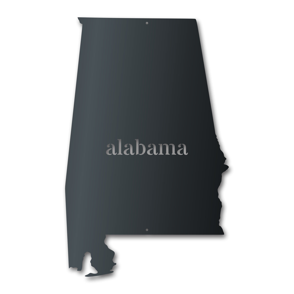 Metal Alabama Wall Art | Custom Metal US State Sign | Indoor Outdoor ...