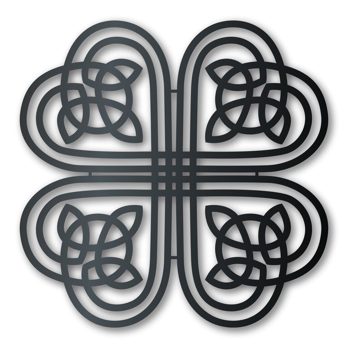 Metal Celtic Clover Wall Art - Metal Sign - 14 Color Options – 24 Hour ...