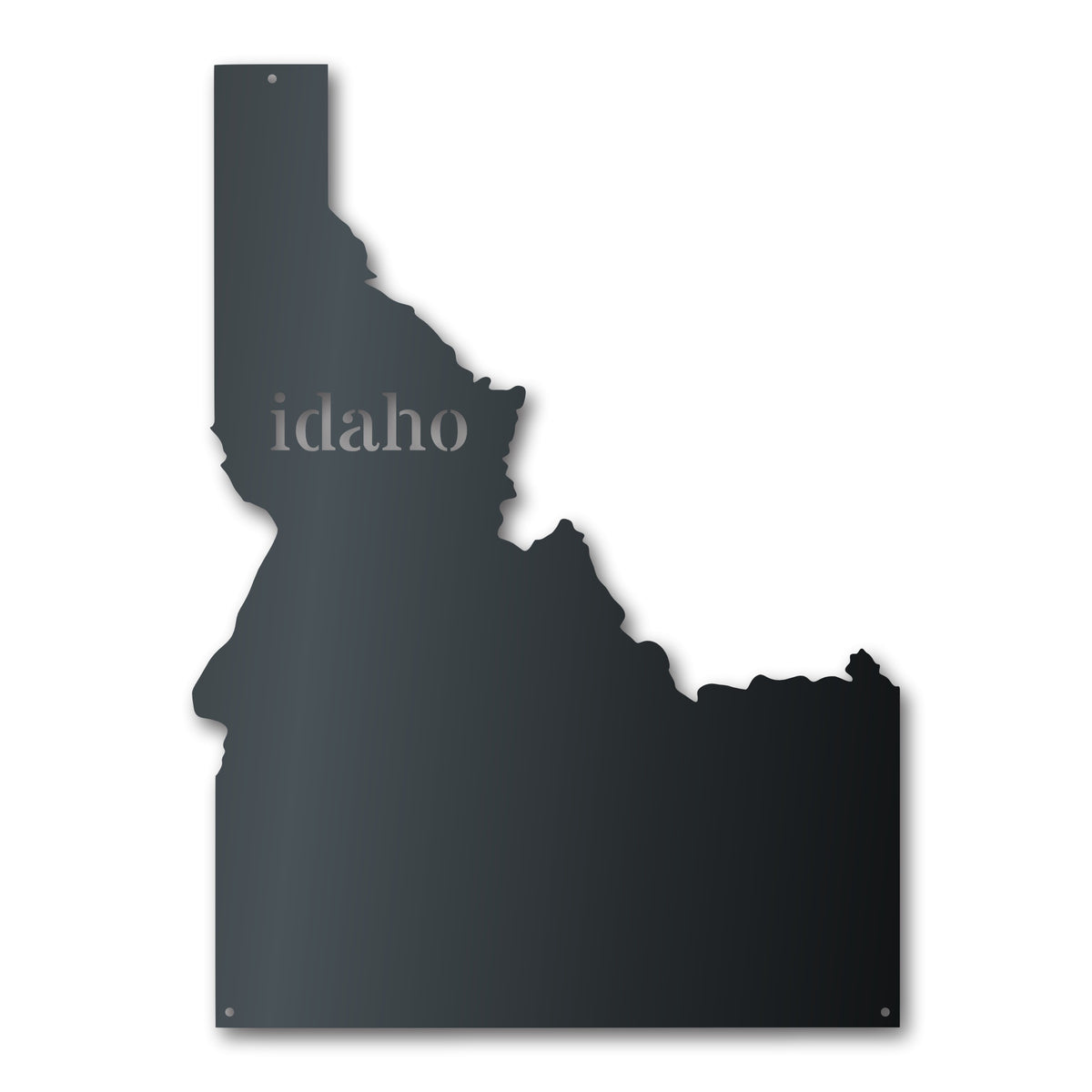 Metal Idaho Wall Art - Custom Metal US State Sign - 14 Color Options ...