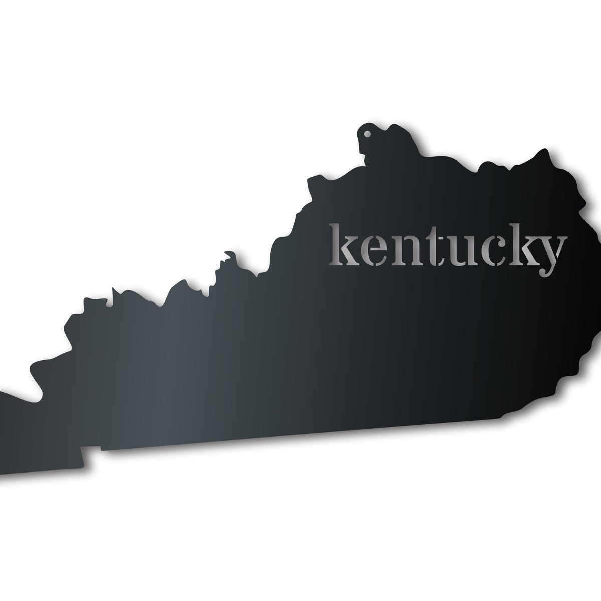 Metal Kentucky Wall Art - Custom Metal US State Sign - 14 Color Option ...