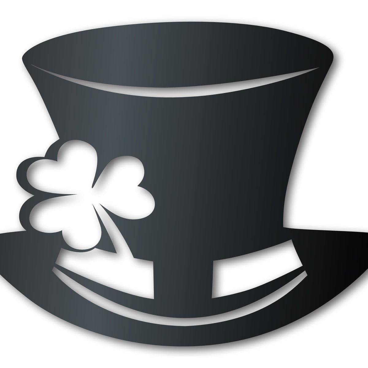 Metal St Patrick's Day Hat Wall Art - Metal Irish Sign - 14 Color Opti ...