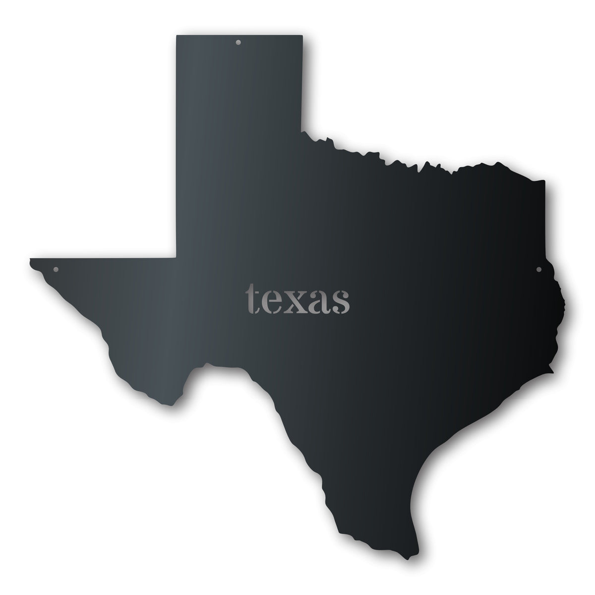Metal Texas Wall Art - Custom Metal US State Sign - 14 Color Options ...