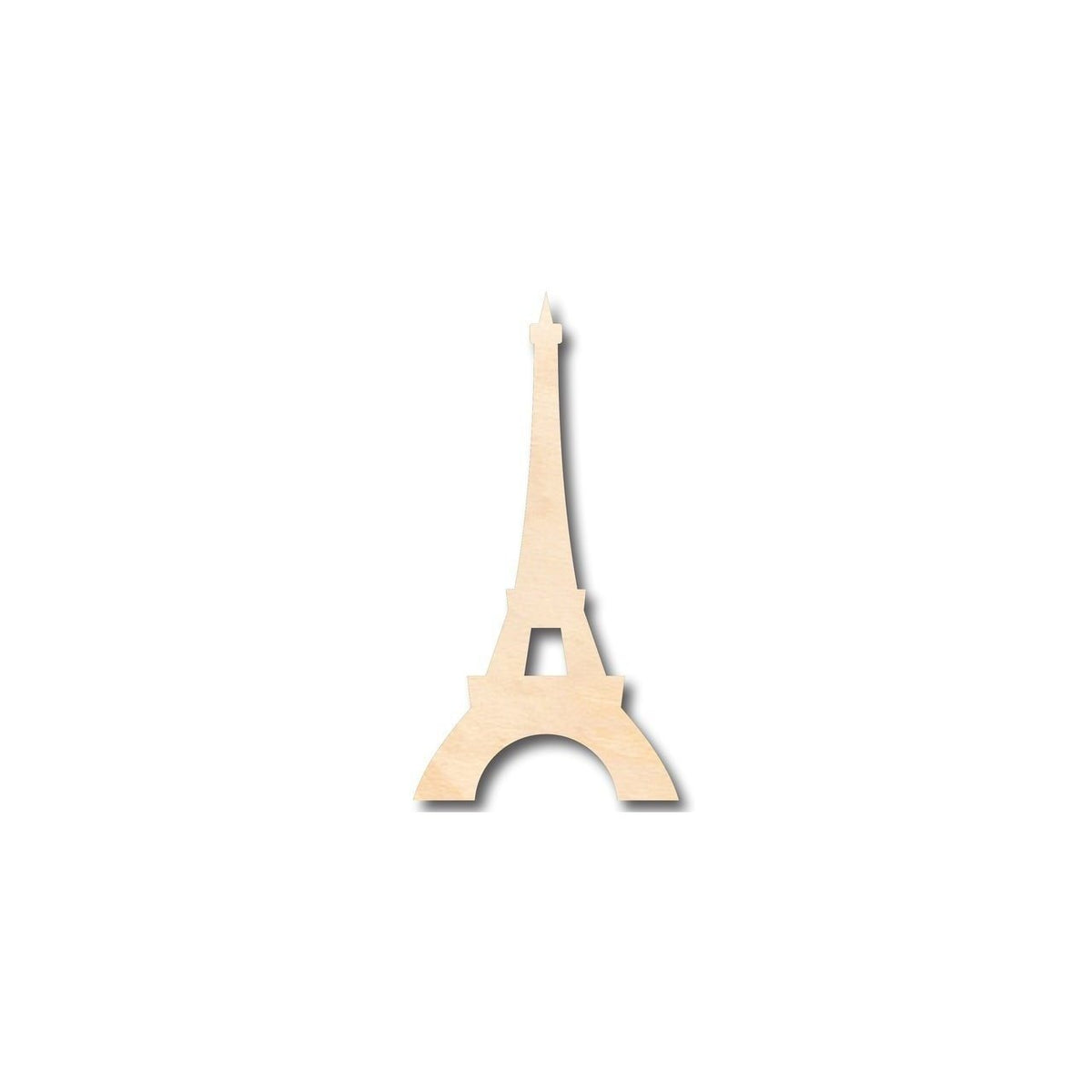 Unfinished Wood Eiffel Tower Shape - Paris - Monument - Craft - up – 24 ...