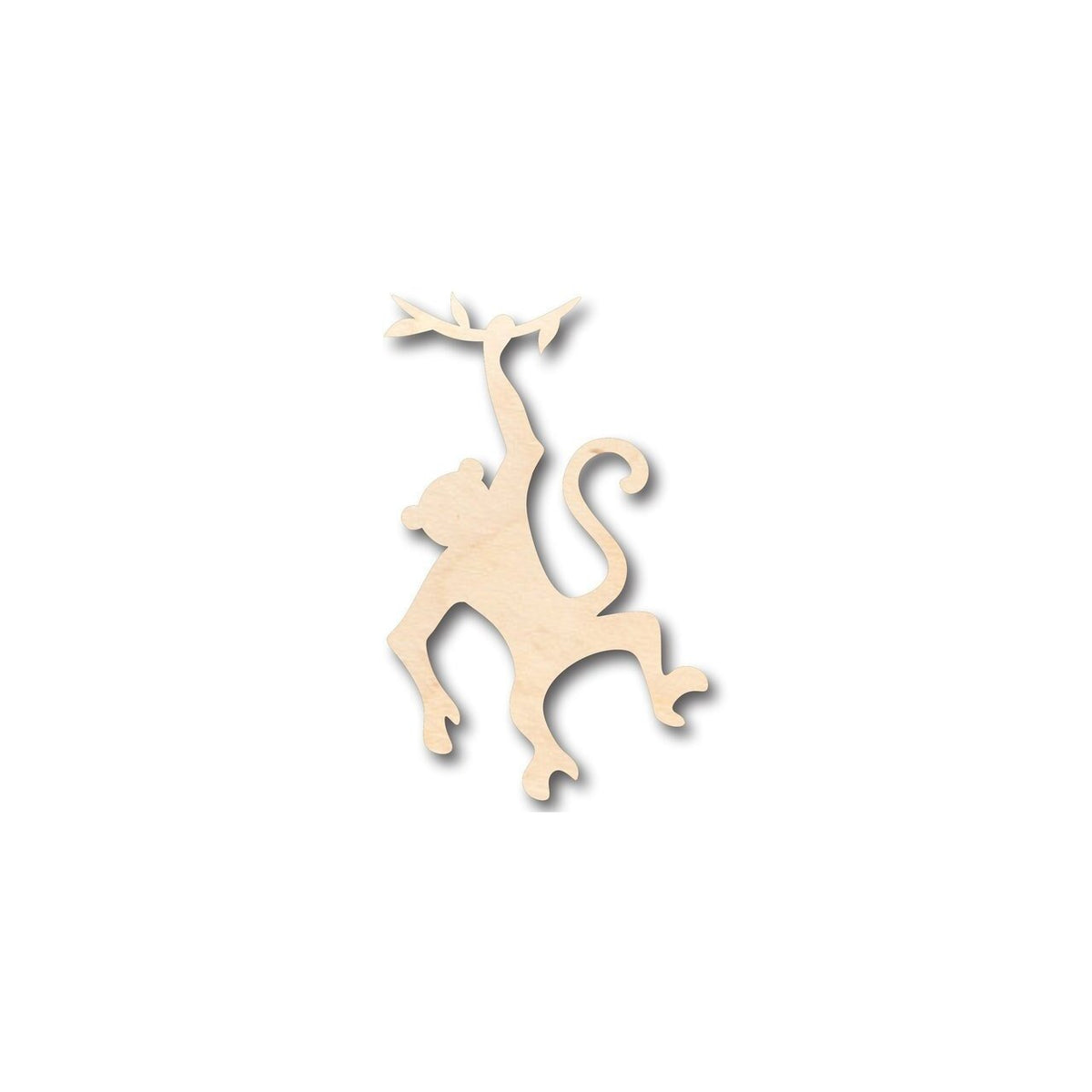 Unfinished Wood Monkey Hanging Shape - Animal - Wildlife - Craft - – 24 ...
