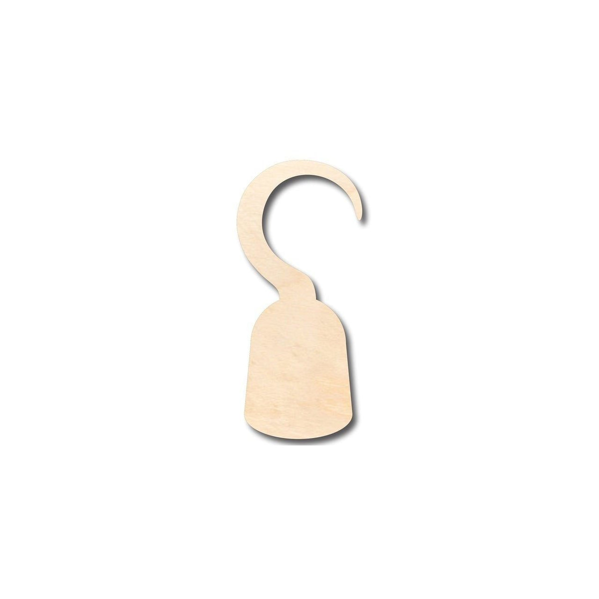 Unfinished Wood Pirate Hook Shape - Pirates - Craft - up to 46" DIY ...