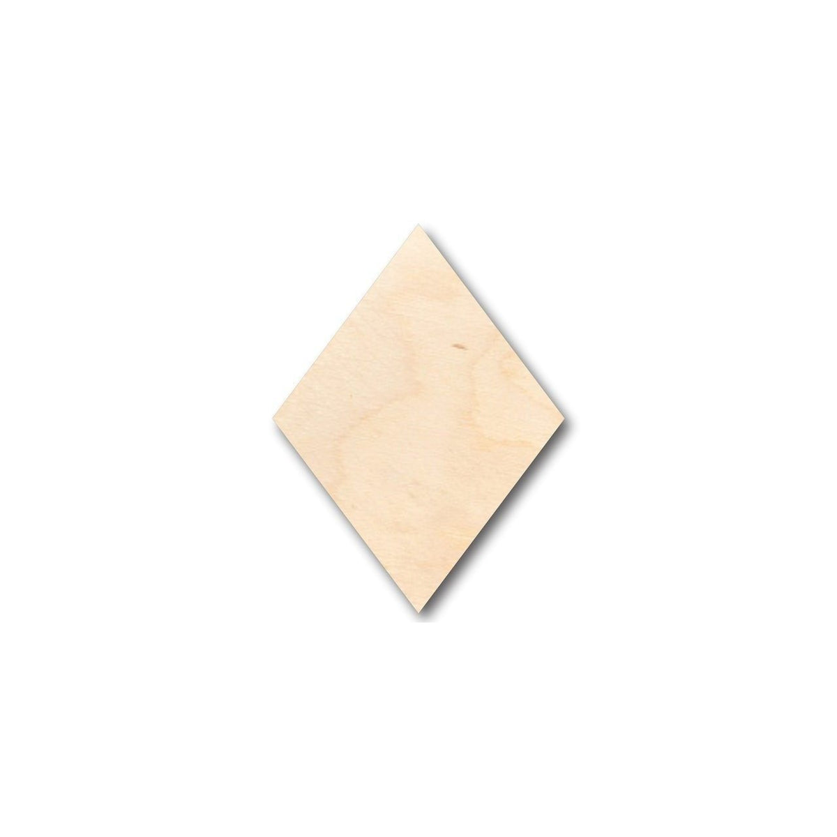Unfinished Wood Rhombus Shape - Craft - up to 46" DIY – 24 Hour Crafts