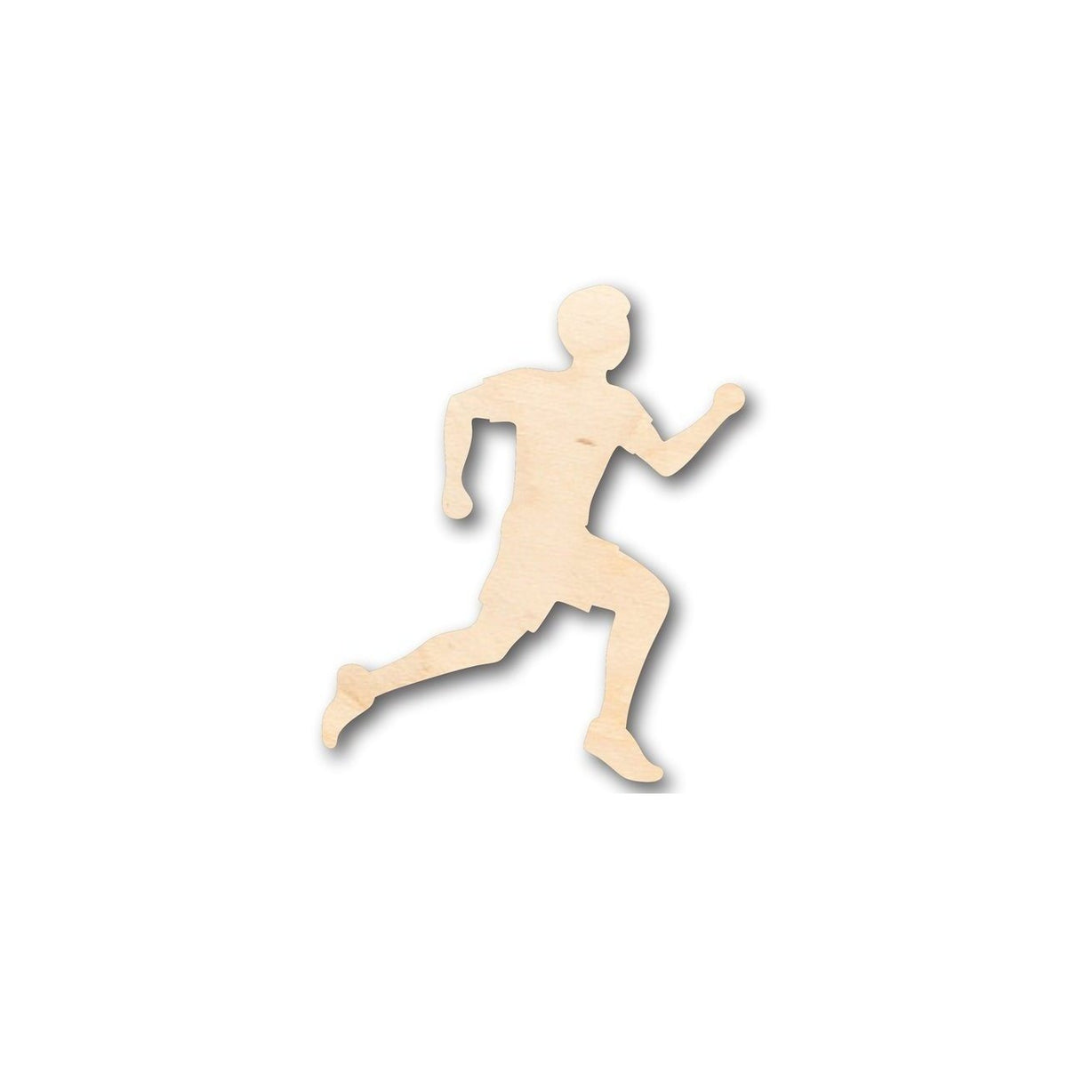 Unfinished Wood Running Boy Shape - Track Cross Country - Sports - – 24 ...