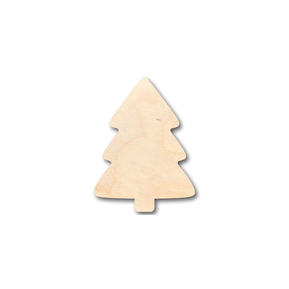 Unfinished Wood Simple Christmas Tree Shape - Craft - up to 46" DIY ...