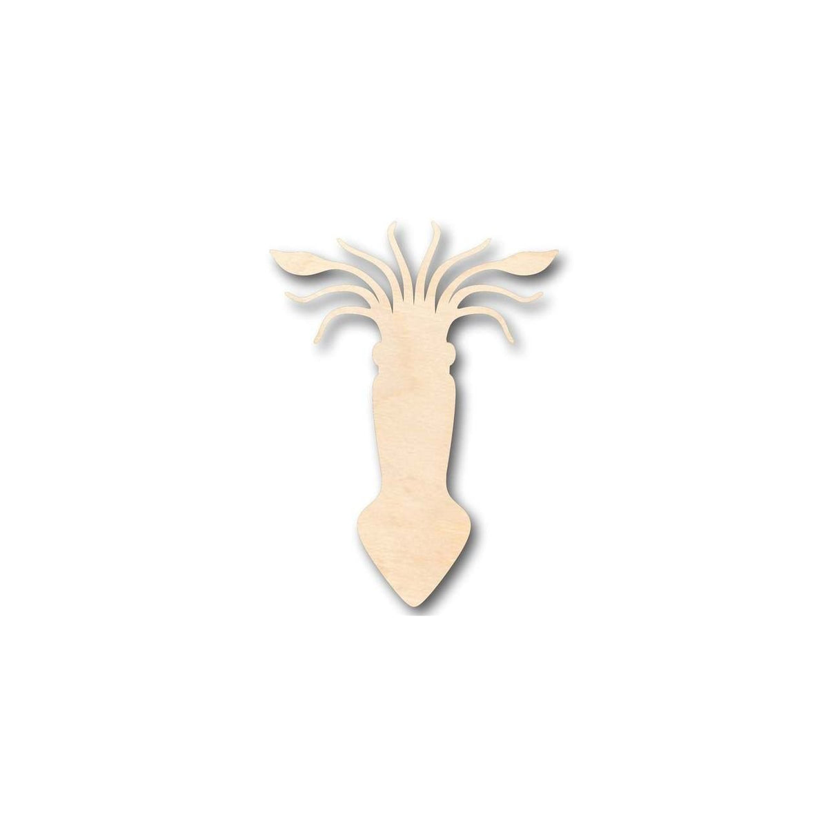 Unfinished Wood Squid Shape - Ocean - Nursery - Craft - up to 24" – 24 ...