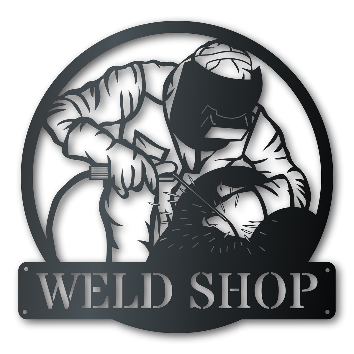 Metal Welder Wall Art - Custom Metal Sign - 14 Color Options – 24 Hour ...